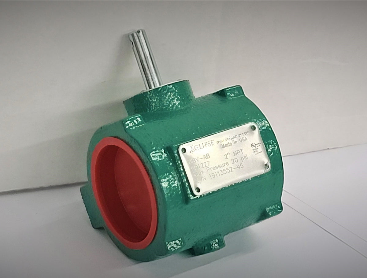 6BV-AB 501226 Eclipse Automatic Full Port butterfly valve: 1.5" NPT ...